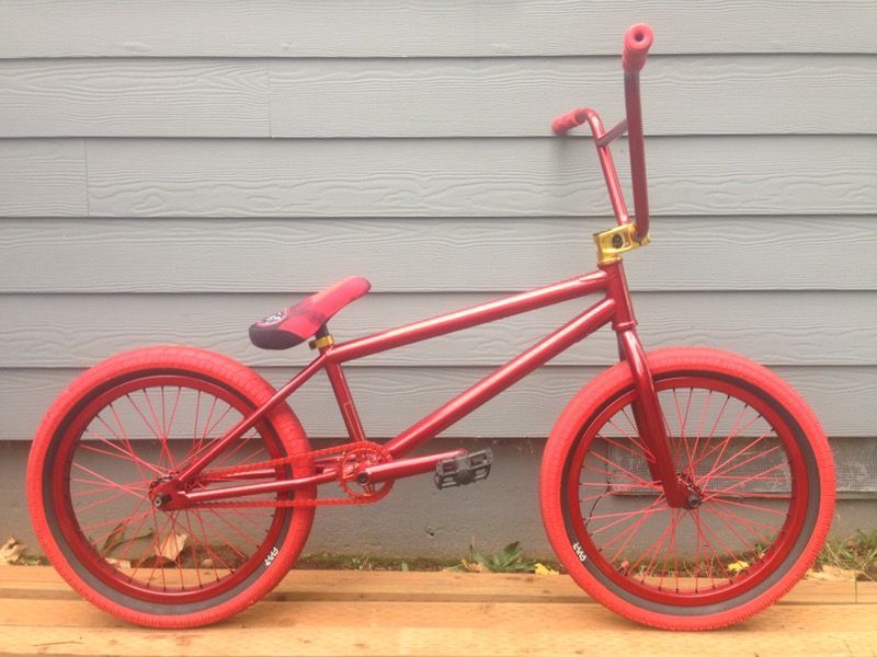 Custom Bmx Bikes Red