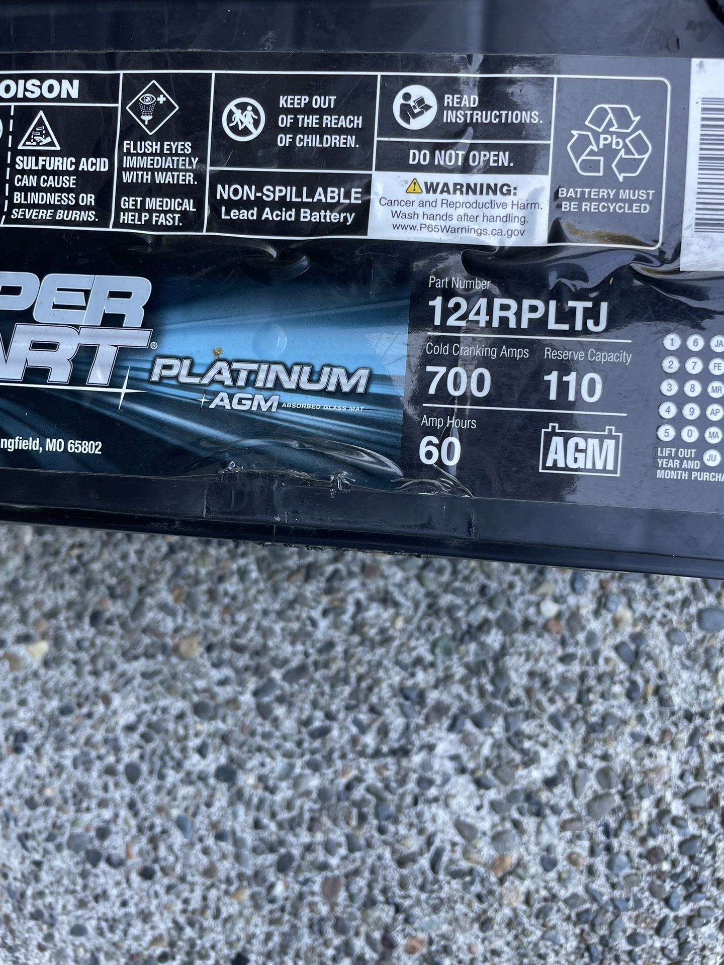 Car Battery Size 124R For Hyundai Kia for Sale in Seatac, WA - OfferUp
