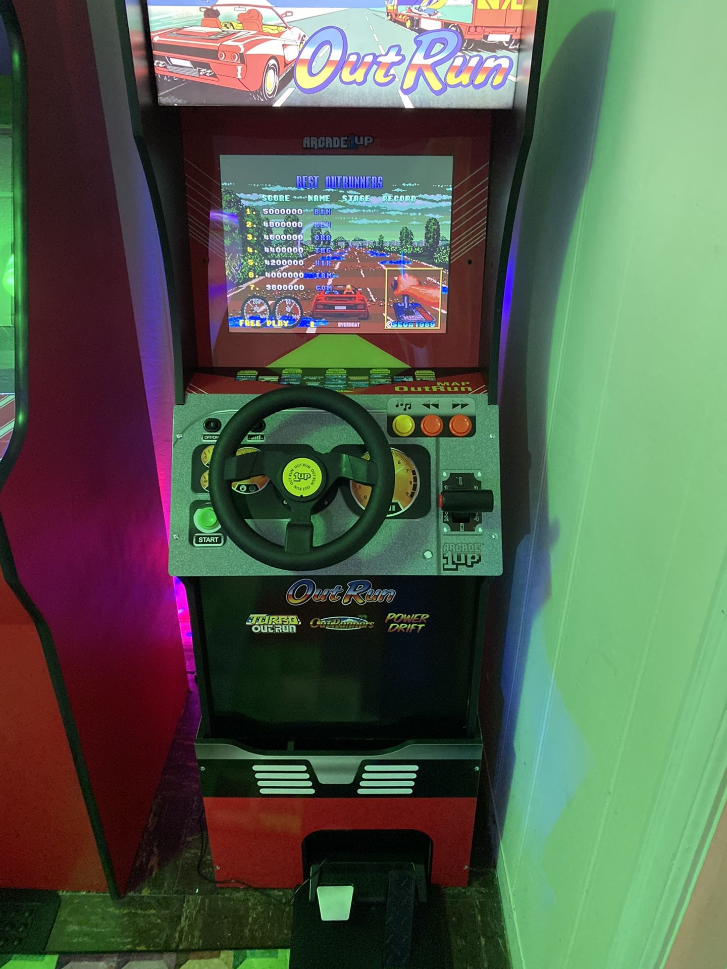 arcade 1up outrun _ sega 鈴木 – QCVV