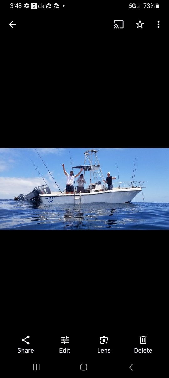1982 Mako 25 Ft Fishing Boat Dual Yamaha 200 for Sale in Manhattan ...