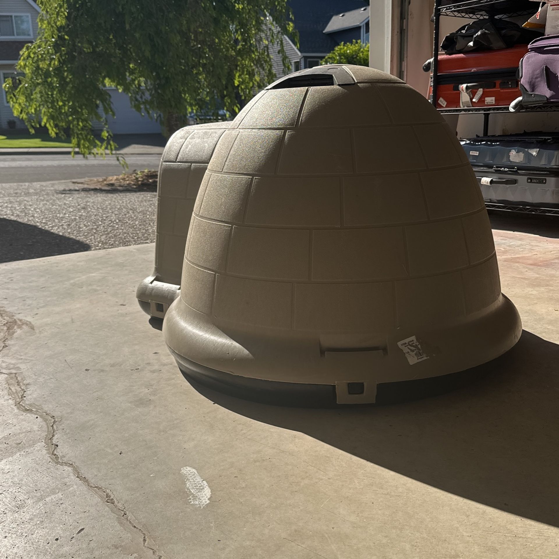 Small Indigo Dog House