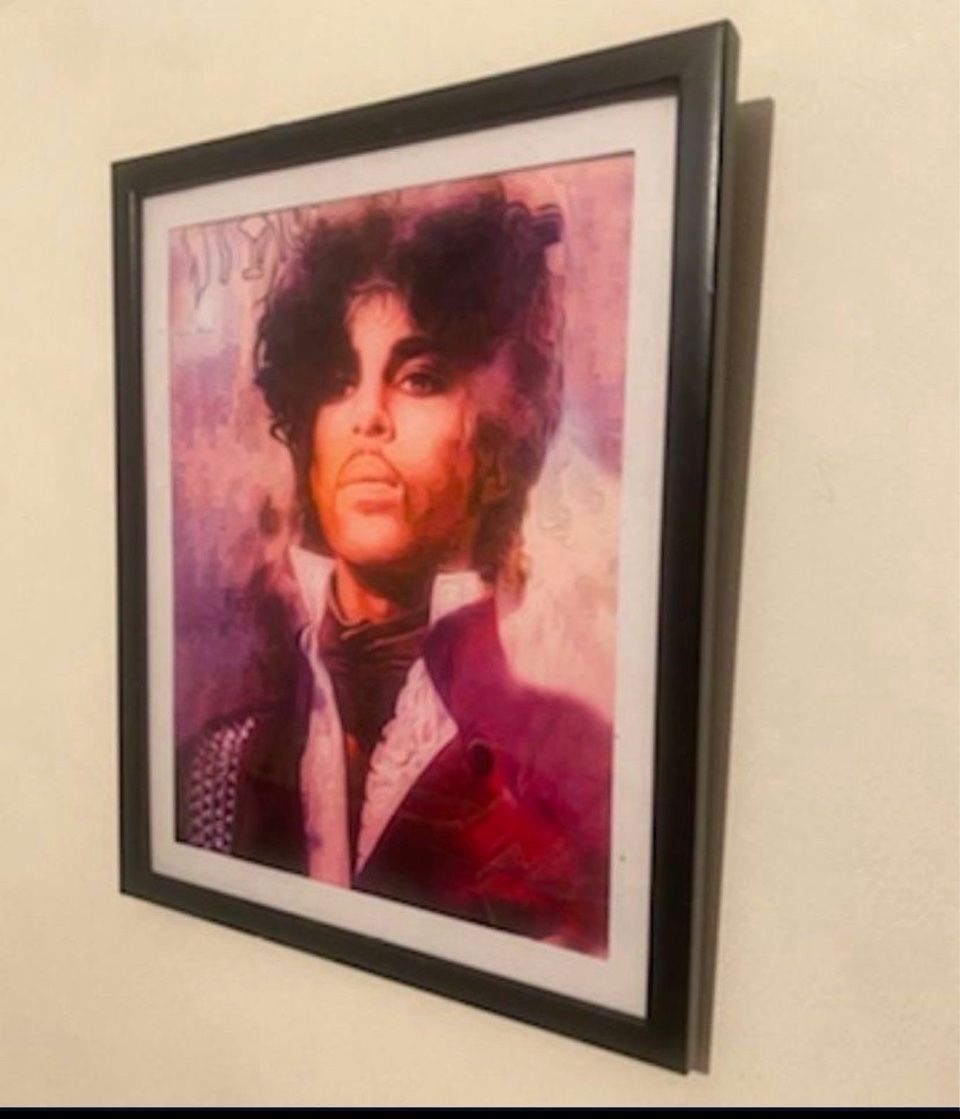 Custom Prince Digital Art Piece on black frame for Sale in San ...