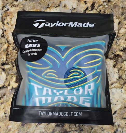 TaylorMade Golf The Vault Moloka'i Hawaii Tiki MALLET Putter Headcover ...