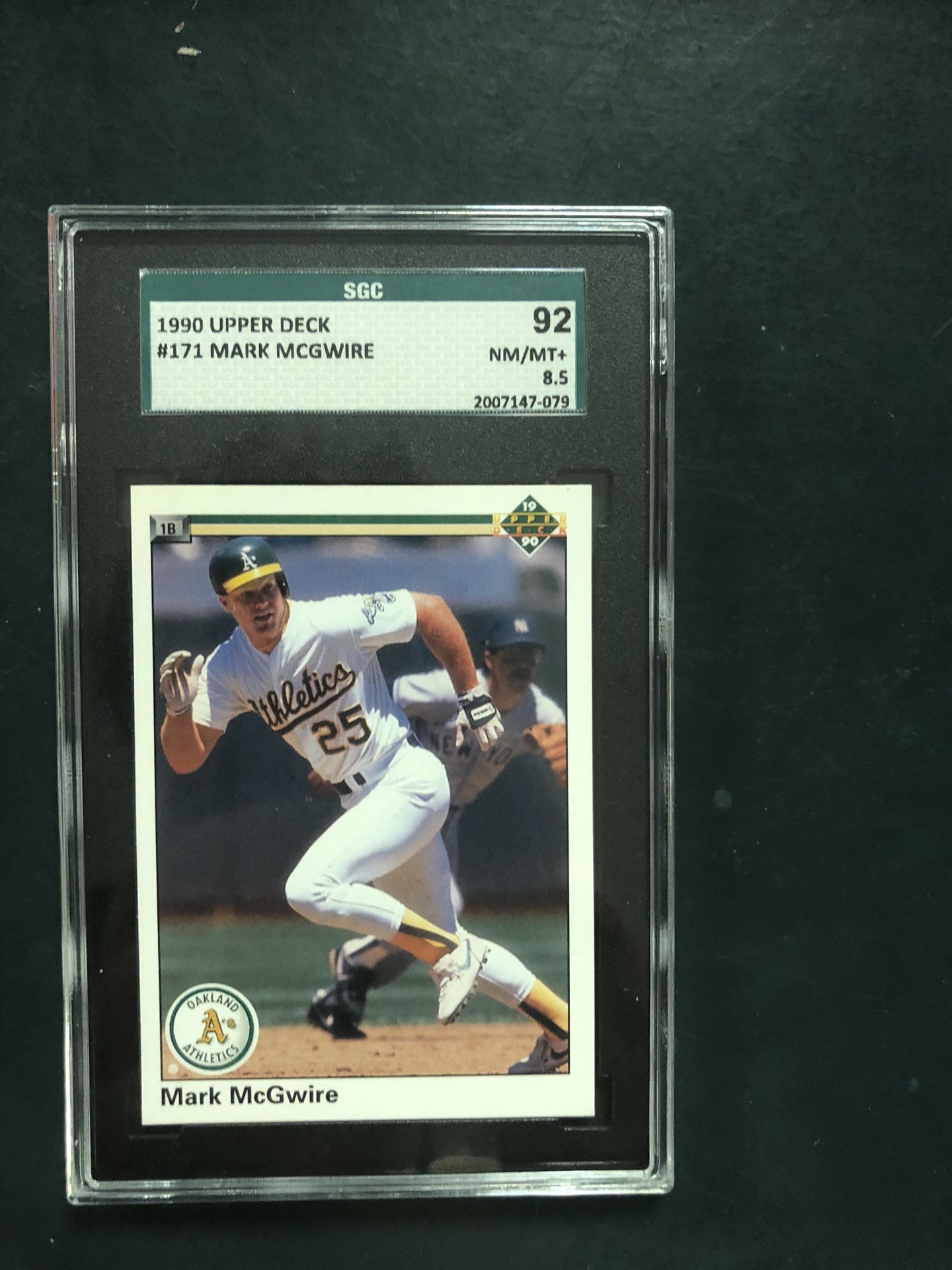 Mark Mcgwire Baseball Cards Vintage Baseball Card Near Mint Condition