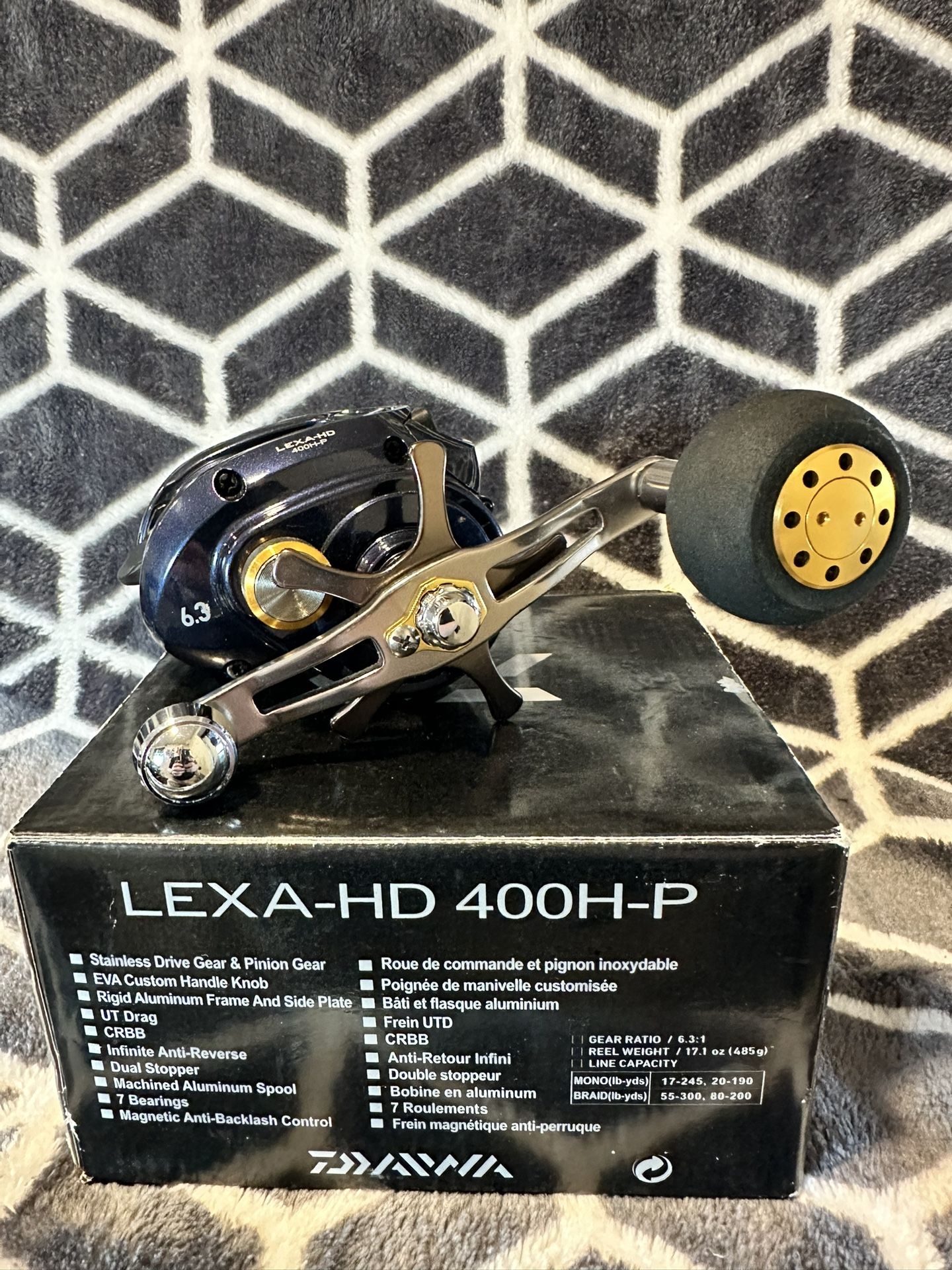 Daiwa LEXA-HD 400H-P - Excellent Condition for Sale in Placentia, CA - OfferUp