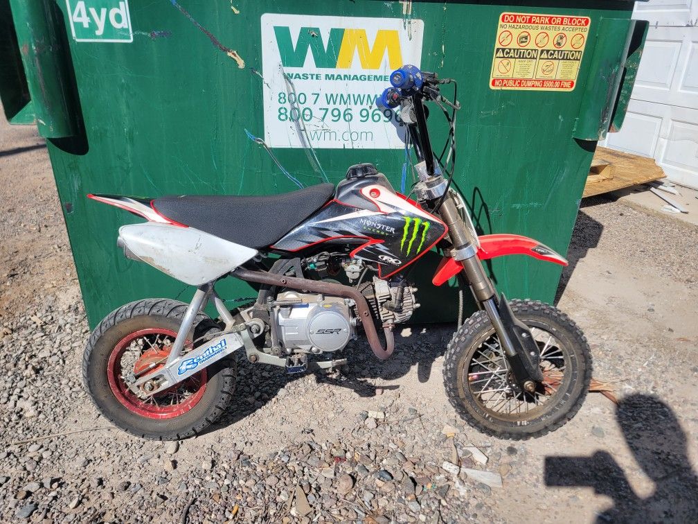 Crf50 Xr50 Honda 50 Five O Red Baron Dnm Bbr for Sale in Avondale, AZ ...