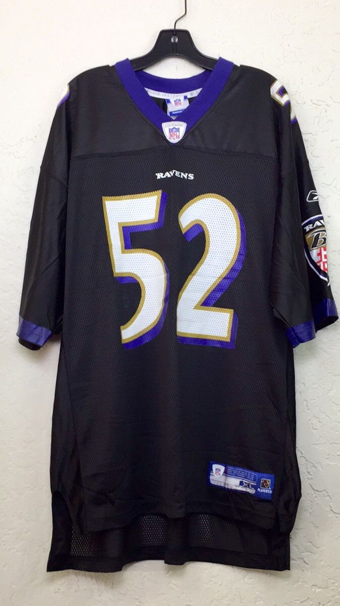 Authentic NFL Baltimore Ravens Ray Lewis #52 Jersey XL for Sale in ...