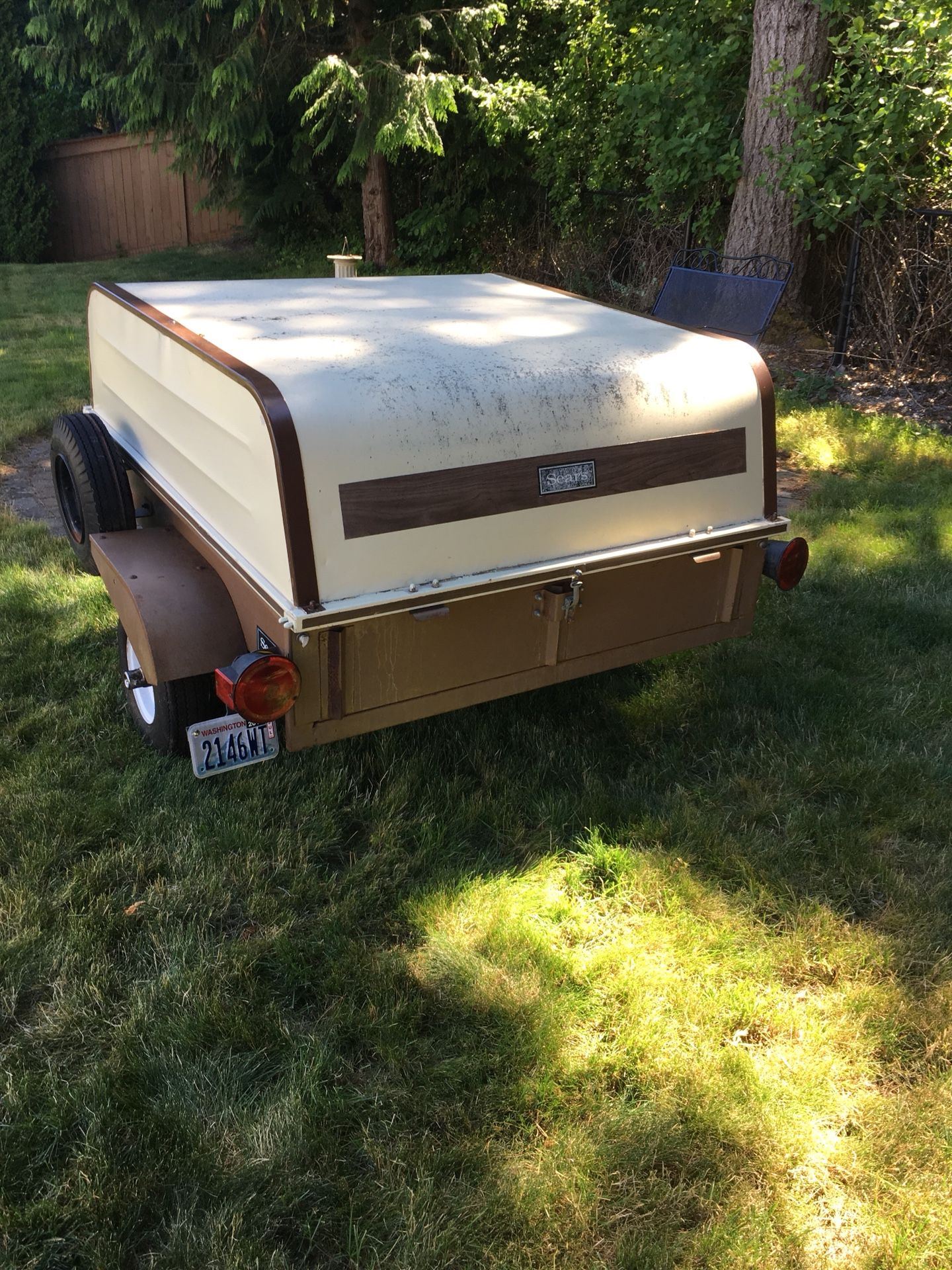 Sears Allstate Clamshell Utility Trailer for Sale in Puyallup, WA - OfferUp
