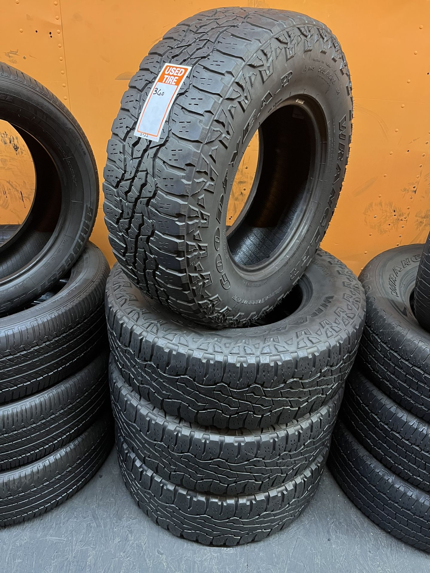 265/70R16 Goodyear Wrangler Ultra Terrain A/T Full Tire Set for Sale in ...