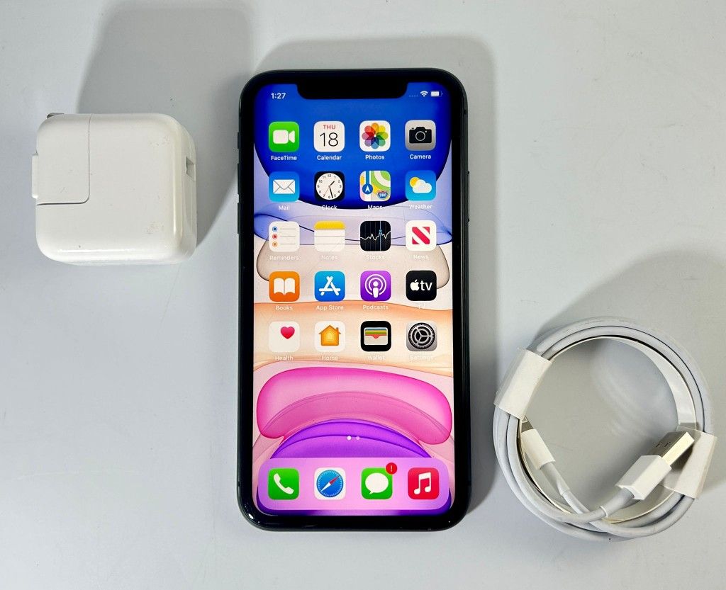 Apple IPhone 11 128GB UNLOCKED Deep Scratches On Glass Fully Functional ...