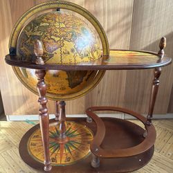 Globe Bar Set Up Inside