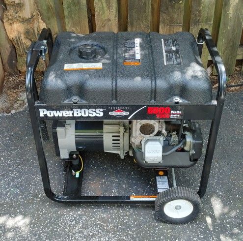 PowerBOSS 5500watt Brushless Generator Generac Cummins Kohler ...