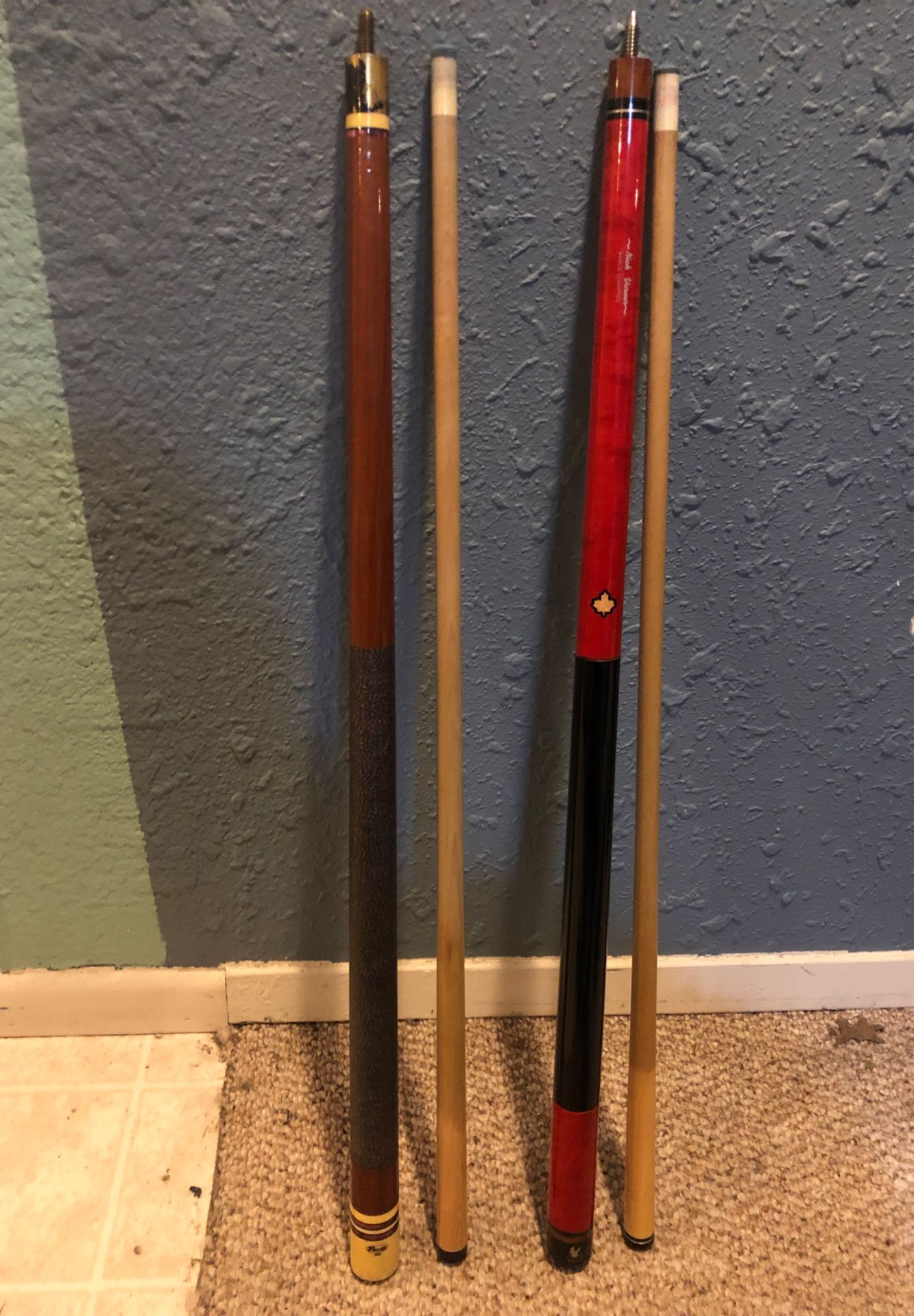 Rare Nick Varner Falcon and Viking pool cues for Sale in Seattle, WA ...