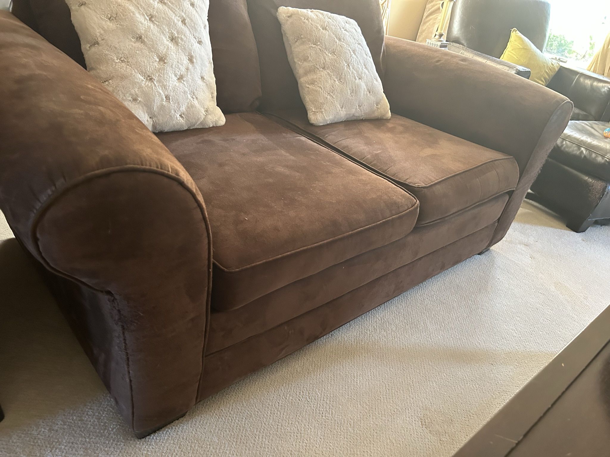 Microfiber Brown Couches