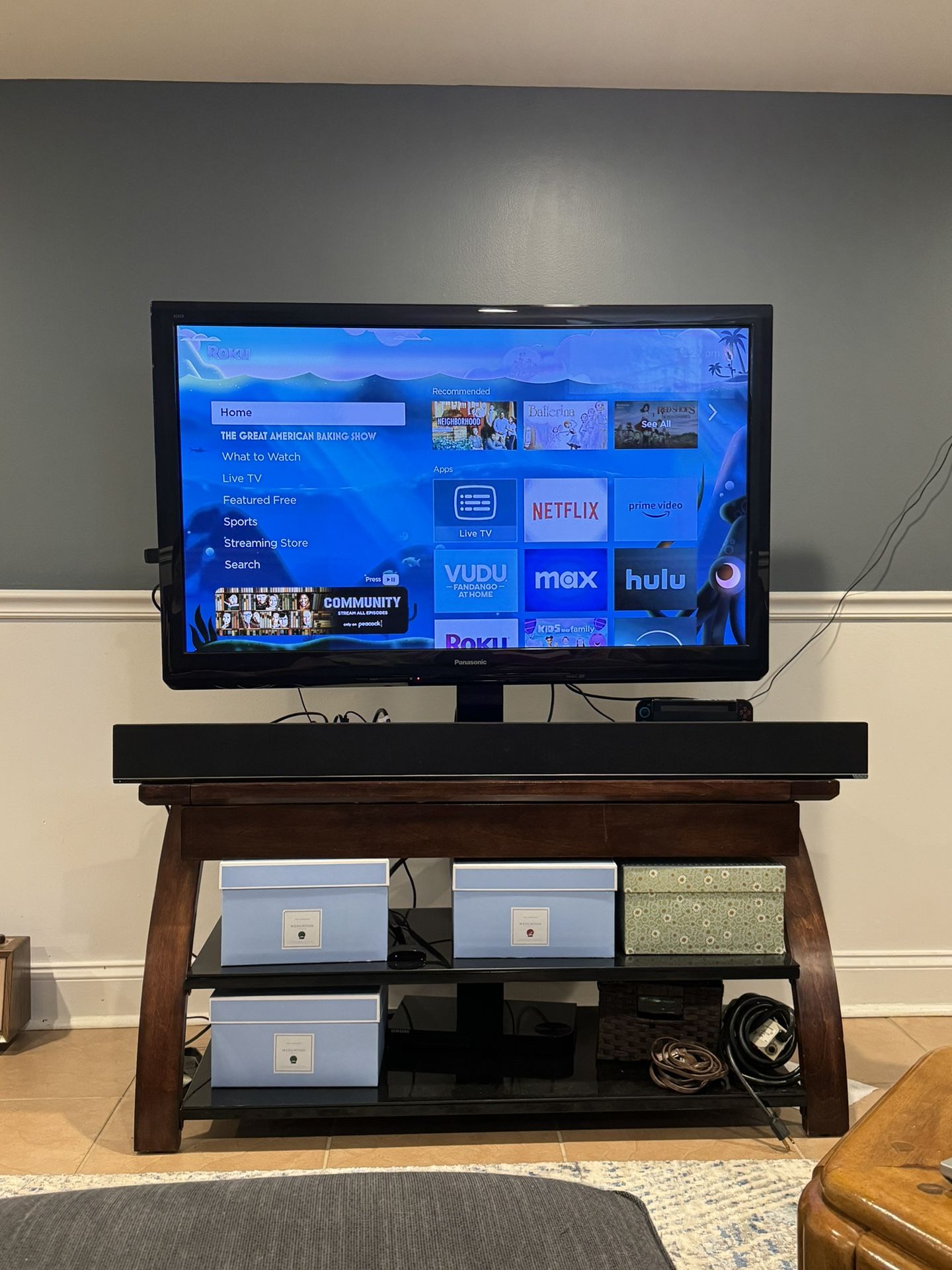 50 Inch Plasma Tv, Stand, and Sound System (bar, sub, and surround ...