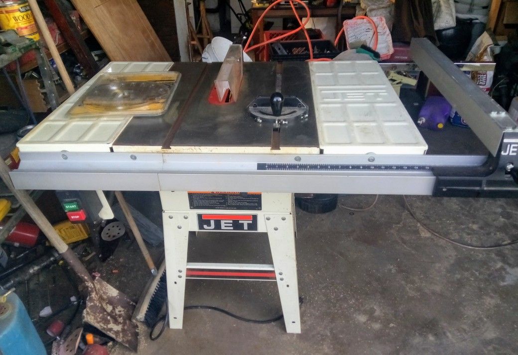 Jet 10" Contractor table saw for Sale in Fontana, CA - OfferUp