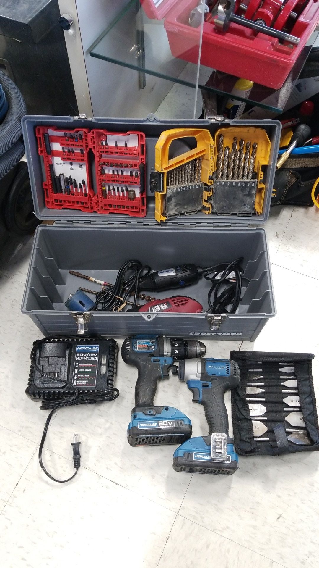 Craftsman Gray Toolbox & Miscellaneous Tools (775214-11) for Sale in ...