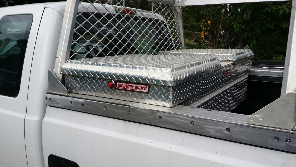 Weather Guard Truck Tool Box Weatherguard MODEL 114-0-01 Aluminum with ...
