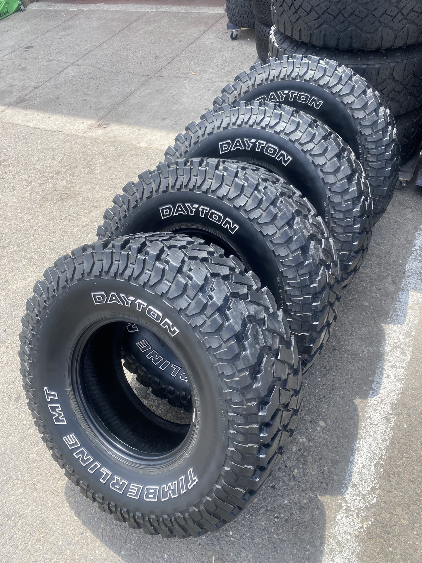DAYTON TIMBERLINE M/T LT 33x12.50/15” for Sale in Lodi, CA - OfferUp