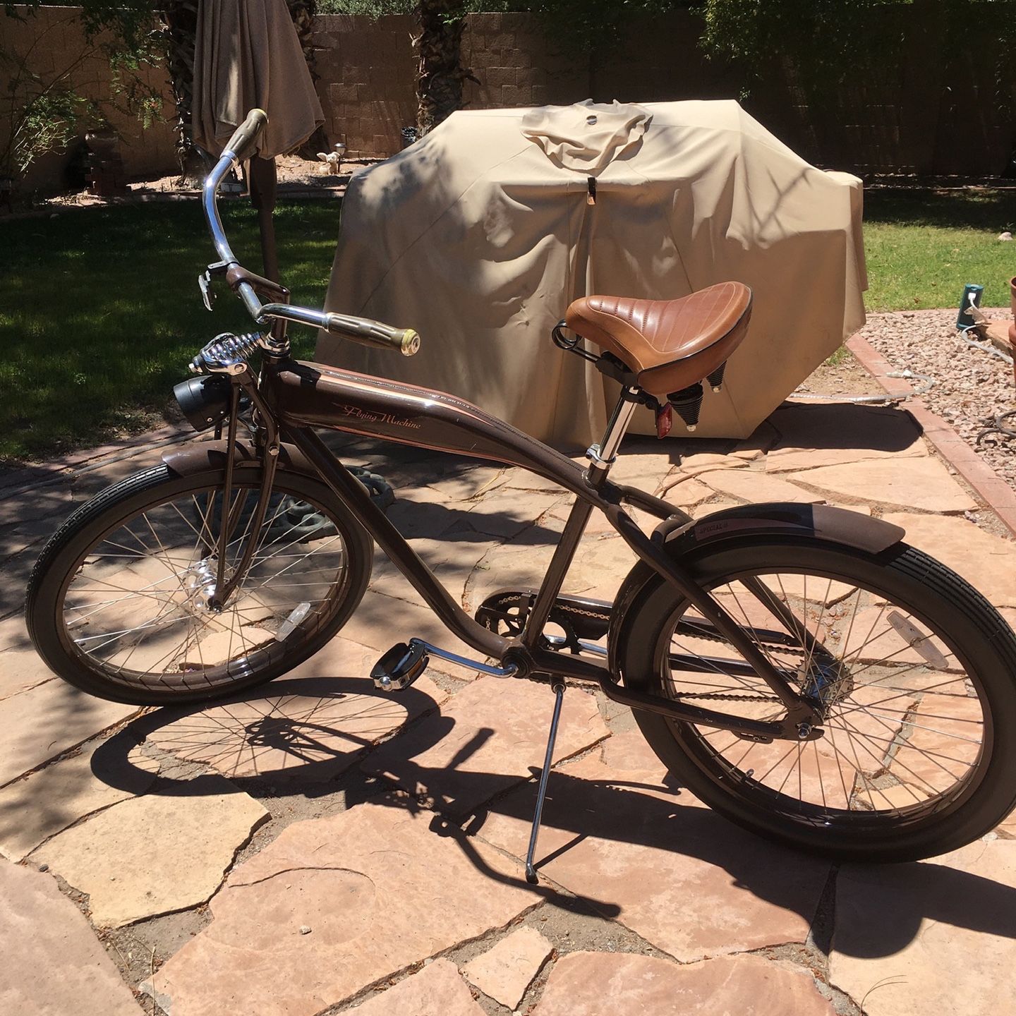 Men’s Felt Flying Machine Cruiser Bicycle-Beautiful Cond 26” Fat Tires ...