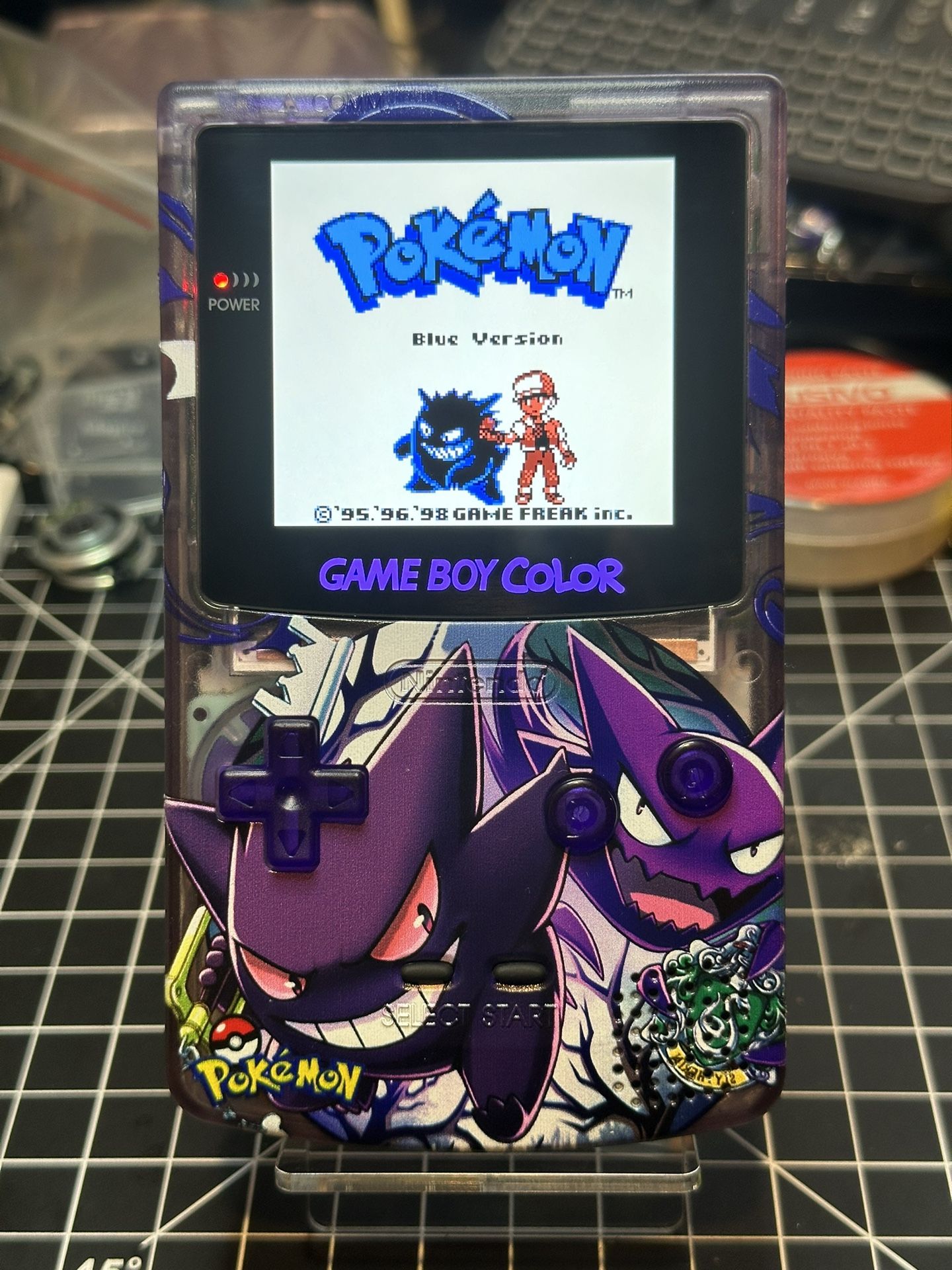 Modded Gengar Gameboy Color (IPS + Battery) for Sale in Newport Beach ...