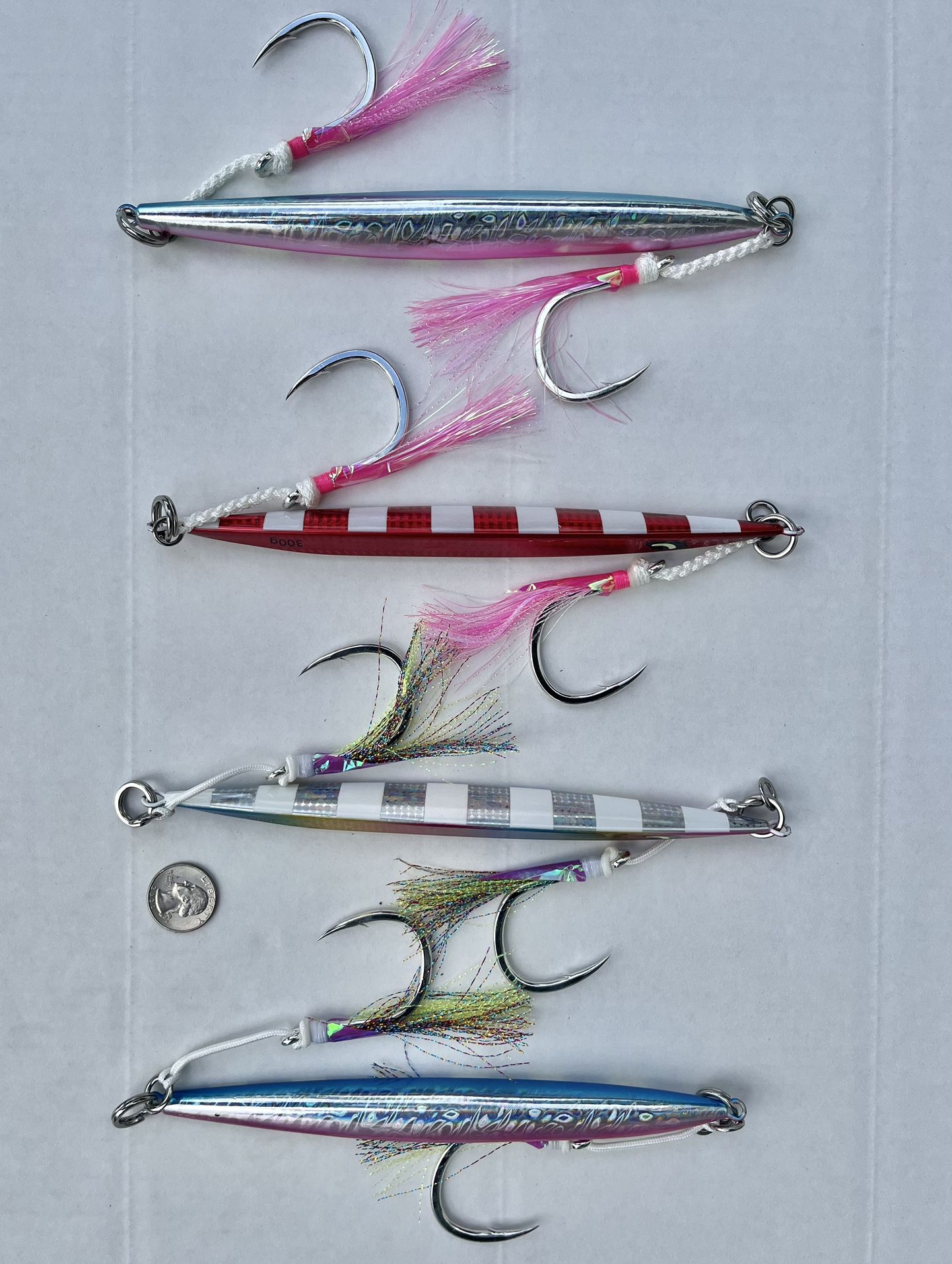 Bluefin Tuna - Banana Jigs - 200-500g Knife Jigs - BKK HOOKS - Leaders ...