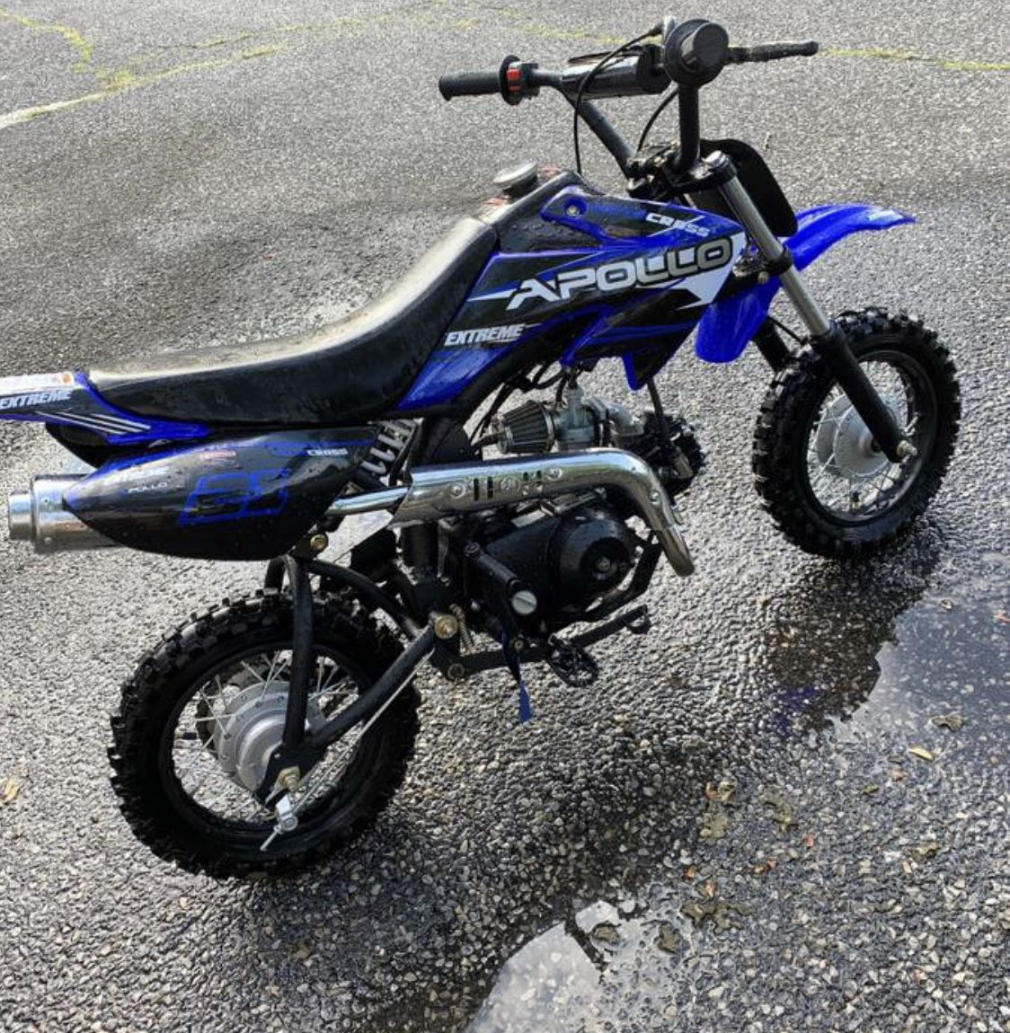 Apollo 70cc semi-auto 4 gear dirt bike, 50mph, new condition for Sale ...
