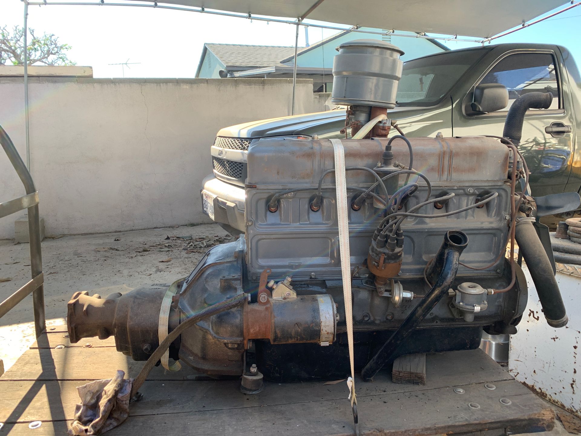 Chevy 216 engine and manual transmission for Sale in La Habra, CA - OfferUp