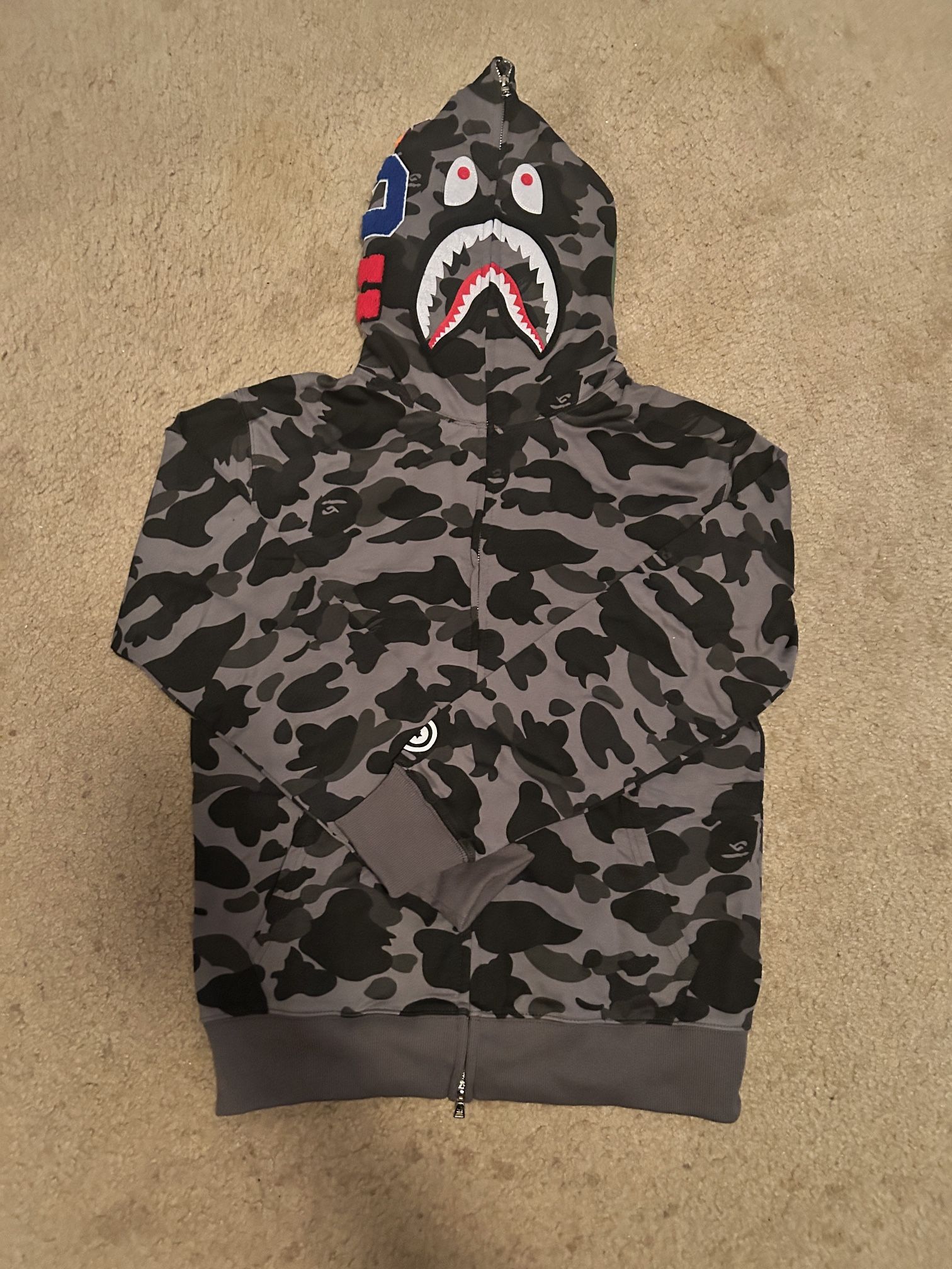 BAPE Full Zip Gray Jacket for Sale in Villa Rica, GA - OfferUp