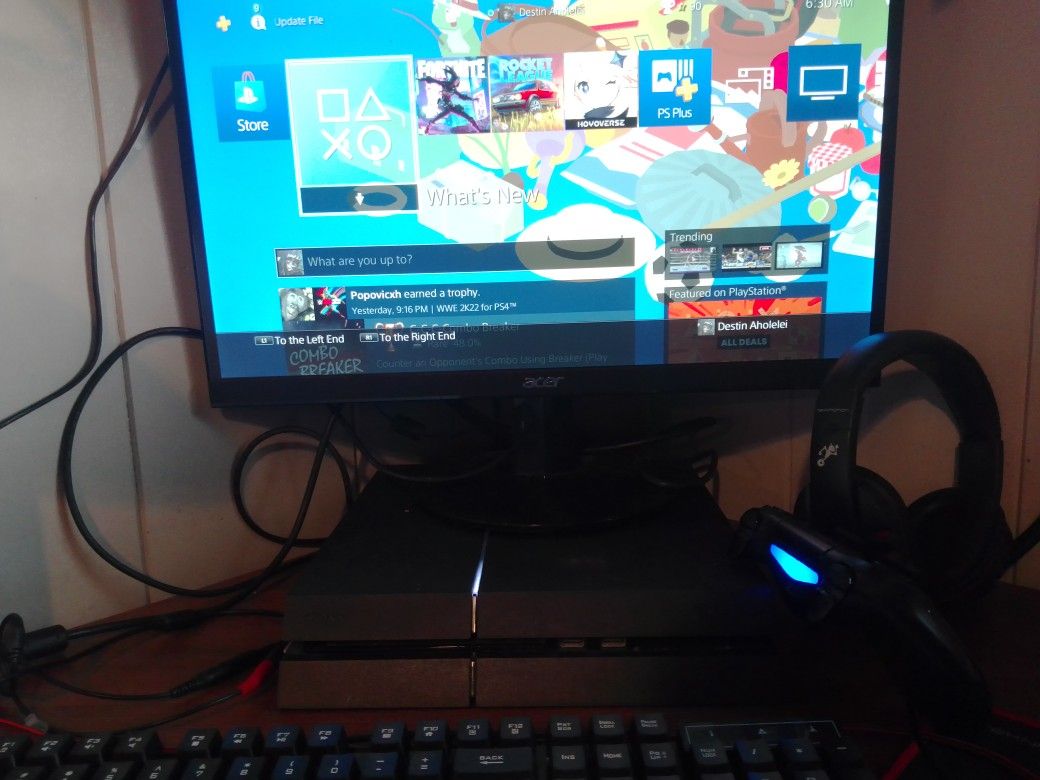 PS4 w/ Controller - Looking To Sell ASAP! for Sale in Waianae, HI - OfferUp