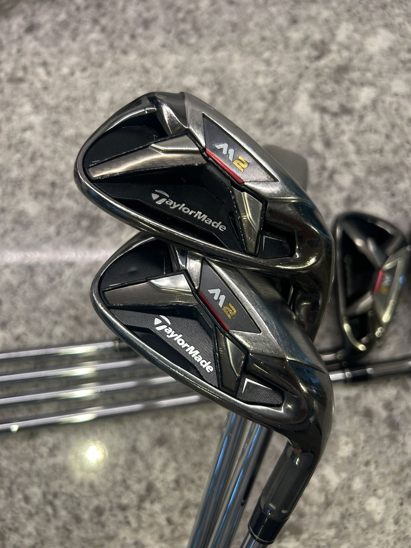 TaylorMade M2 Iron Set 5-PW+GW - +1/2” REAX 88 Stiff Flex Steel Mens RH for Sale in Snohomish ...