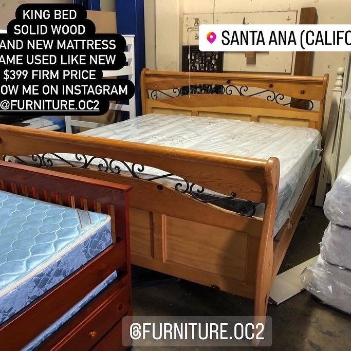 Used king bed for sale near me store
