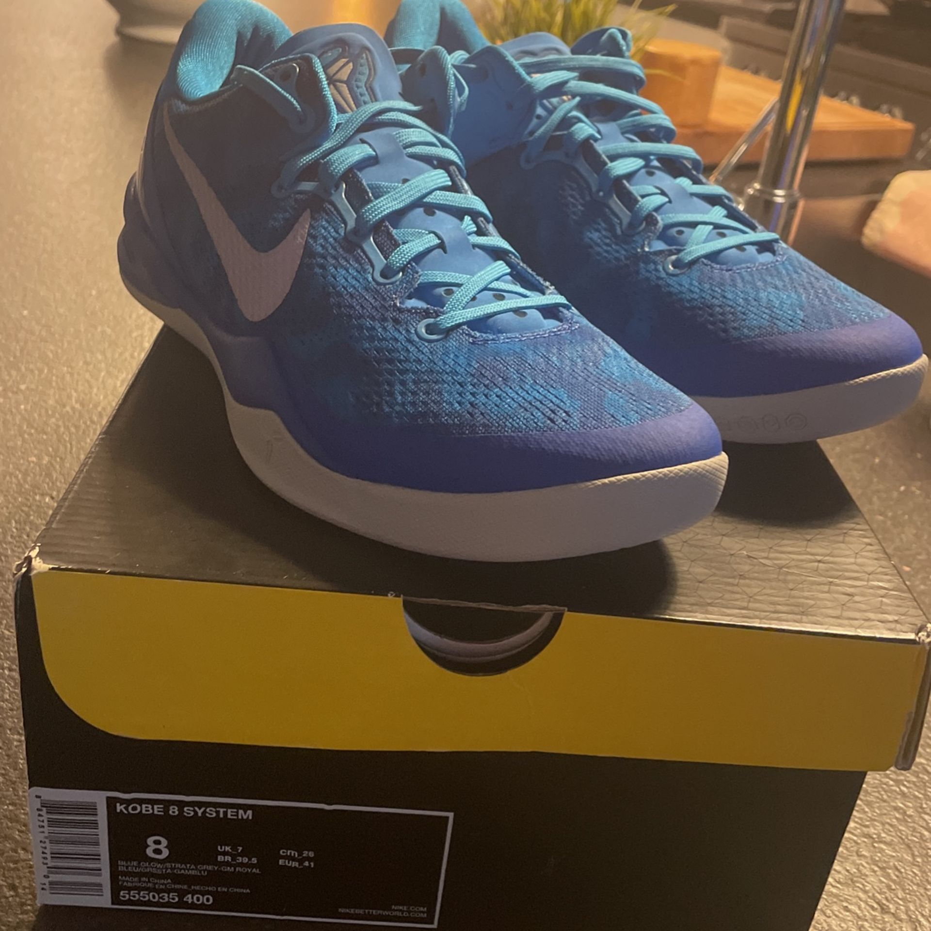 Kobe 8 Blue Coral