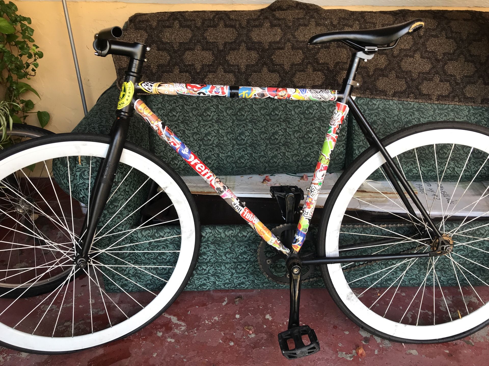 Fixie Sticker Bomb
