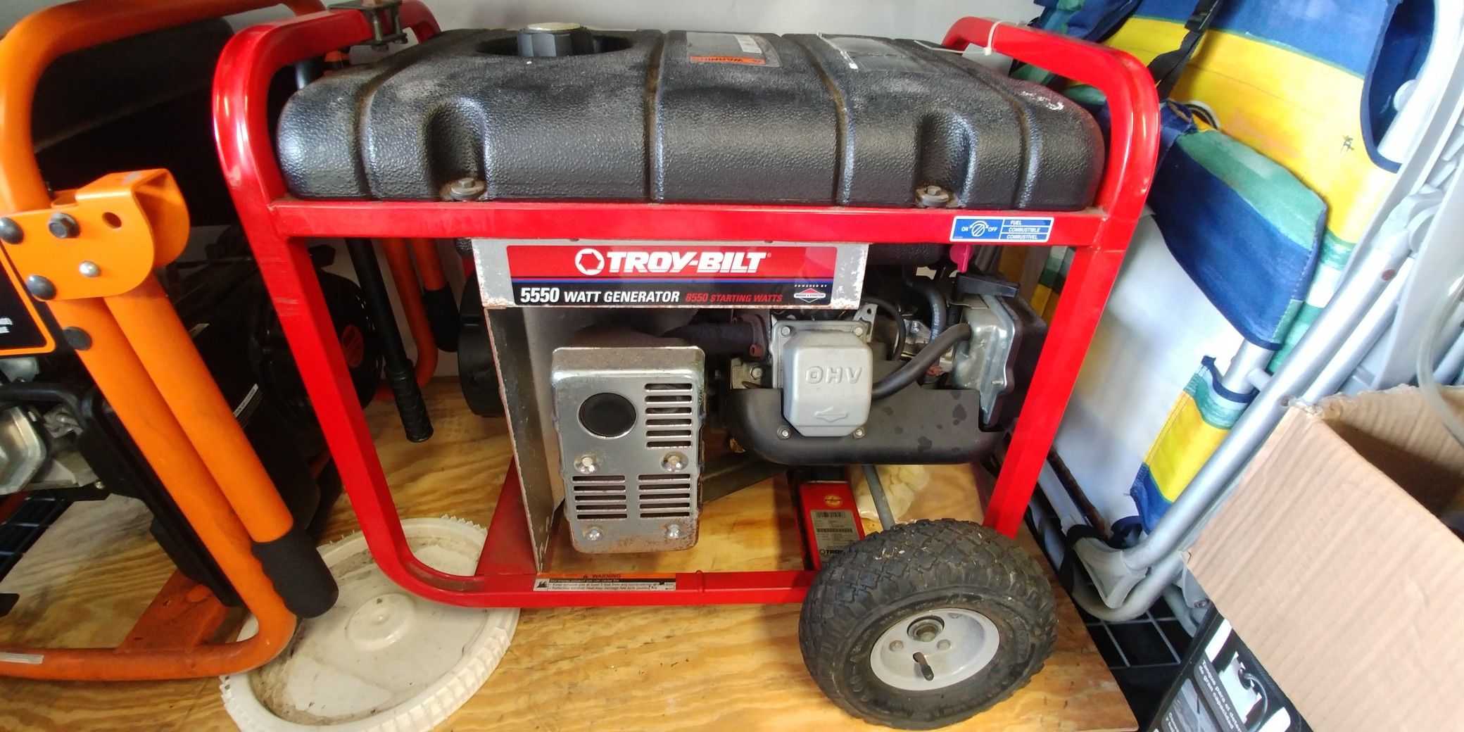 TROY BILT GENERATOR PORTABLE 5500 WATT RUNS LIKE NEW for Sale in VLG ...