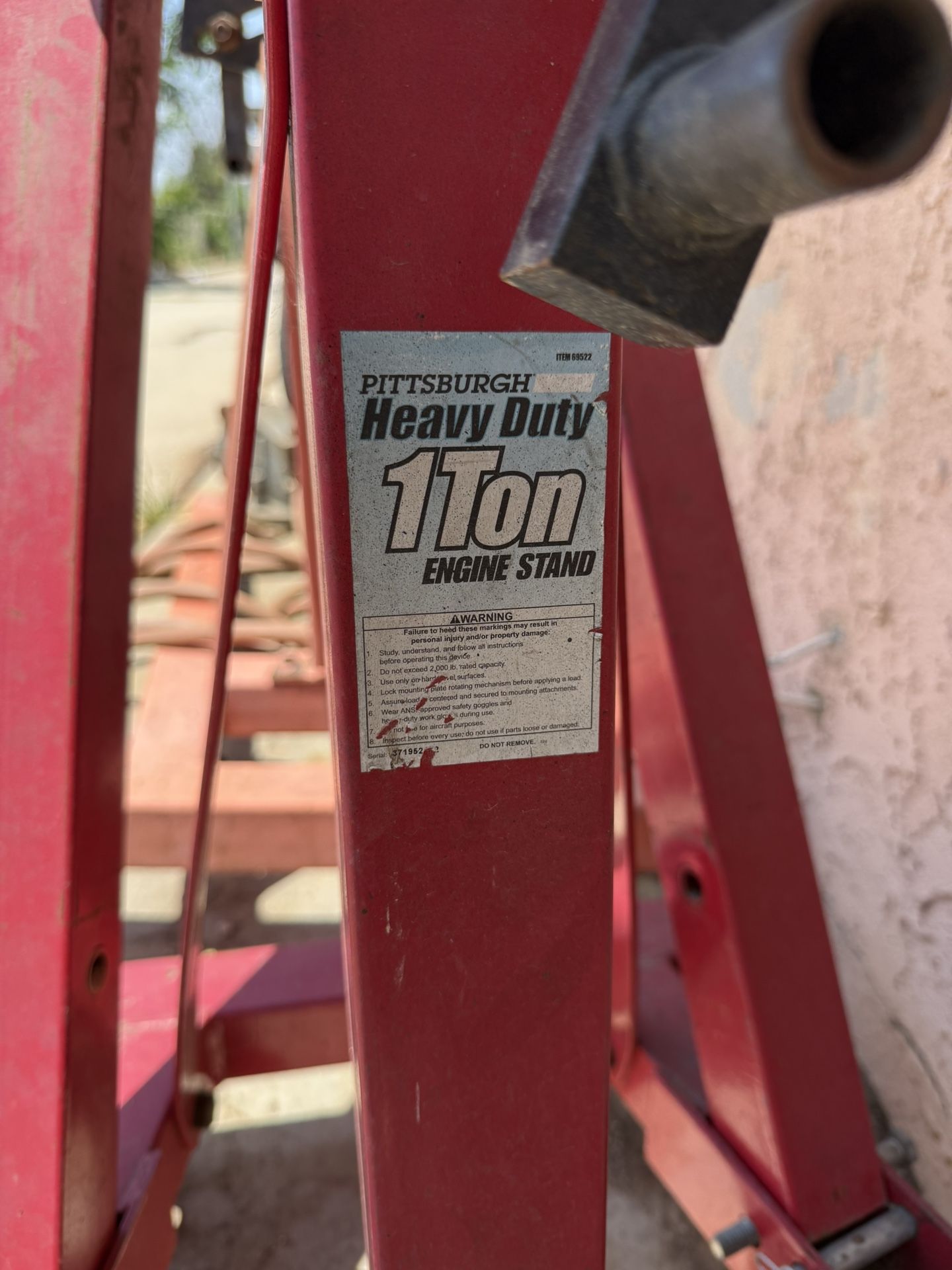 1 Ton Engine Stand for Sale in Norco, CA - OfferUp