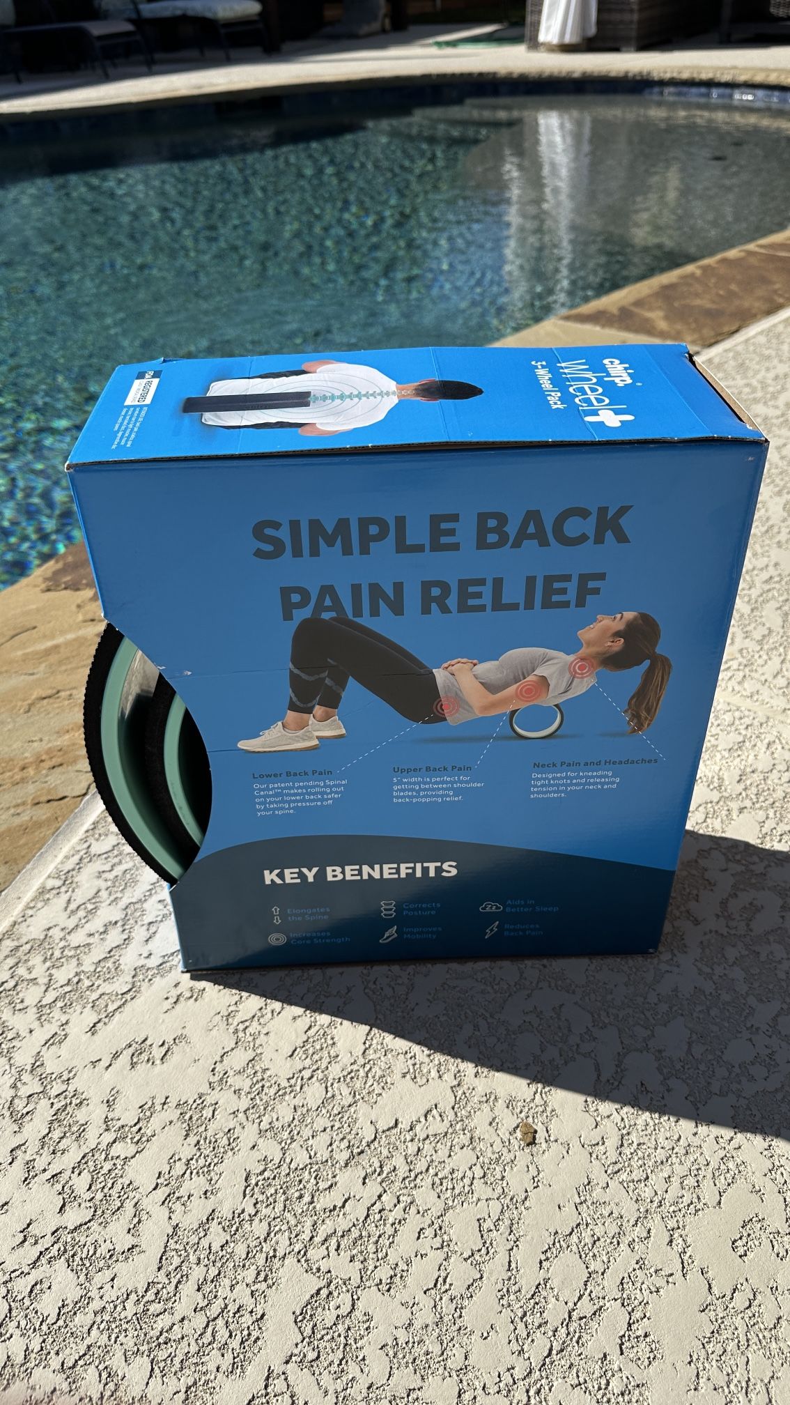 Chirp Wheel for Back and Neck Pain - 3 pk 500 lb Capacity for Sale in ...