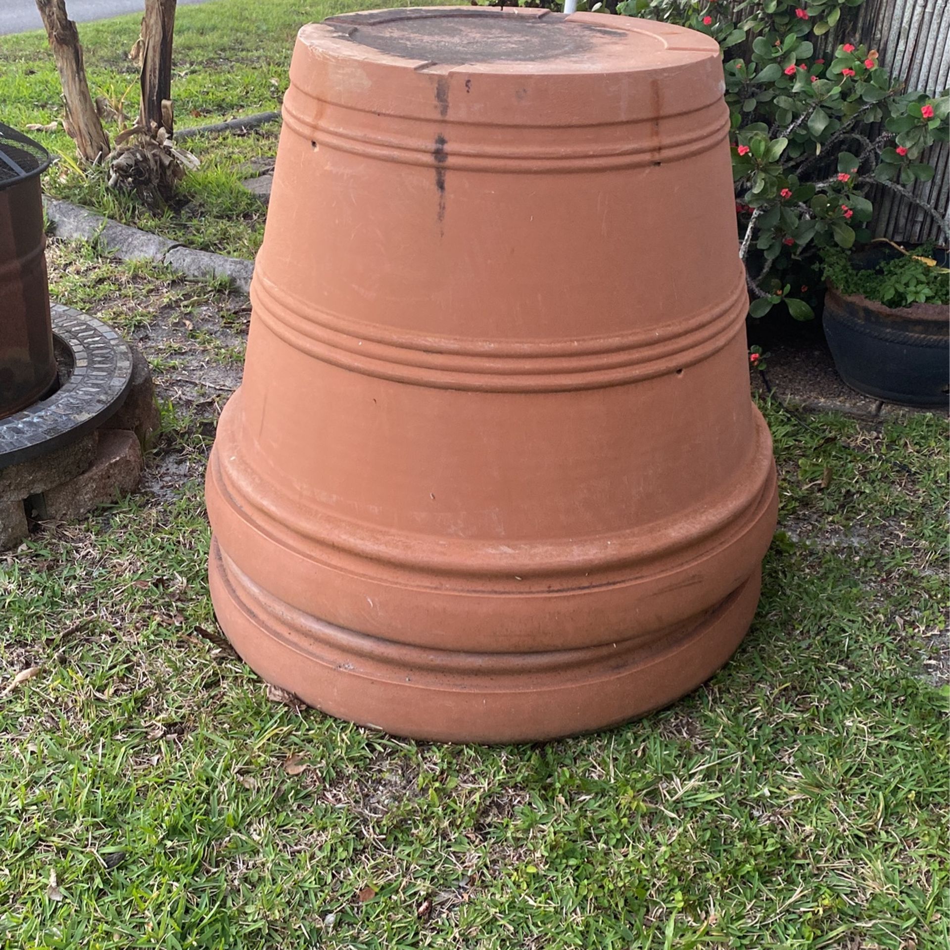 Two Very Large Planting Pots, 3ft. High/3ft. 9in Wide for Sale in ...