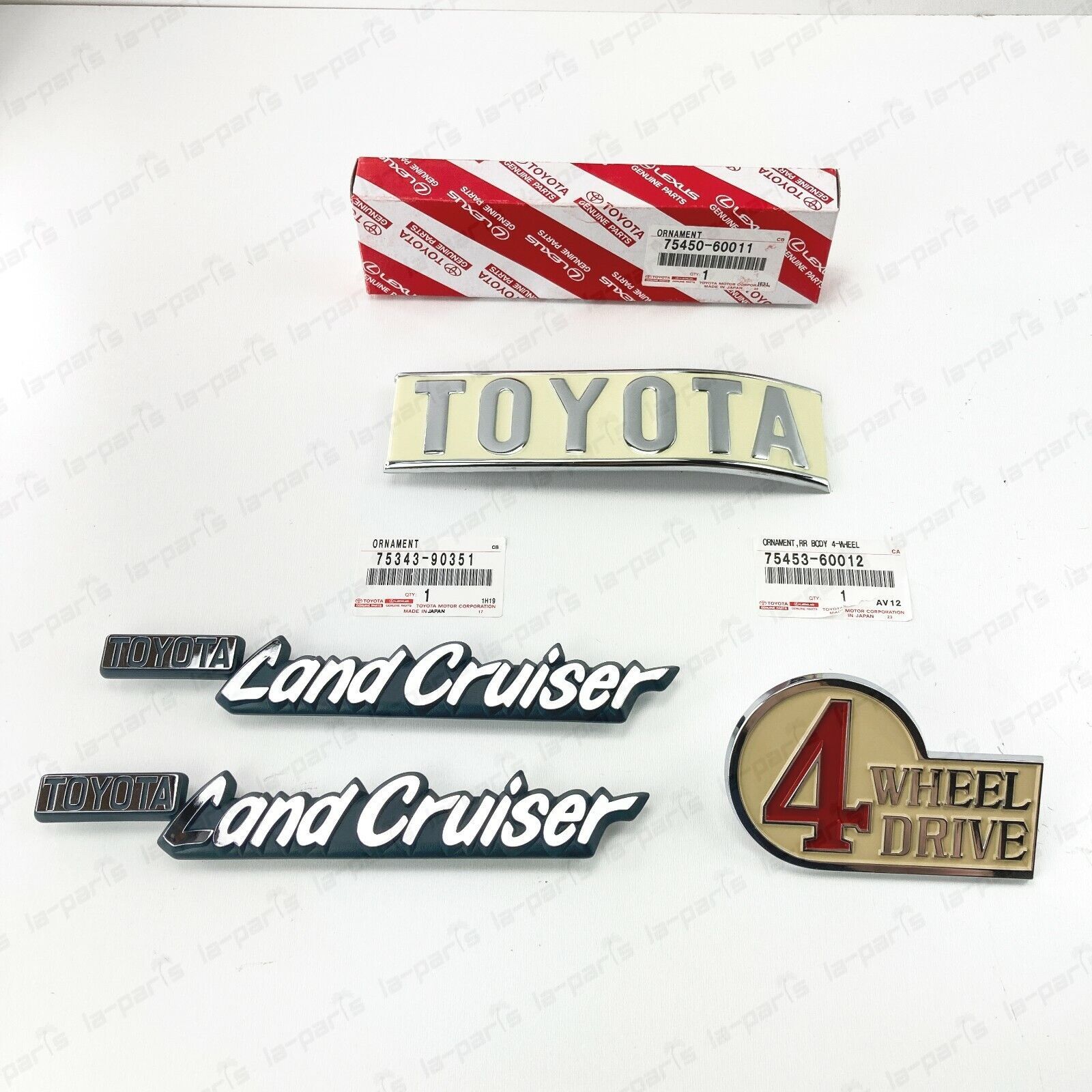 New Genuine OEM Toyota Land Cruiser Fj40 Bj40 40 Series Emblem Plate ...