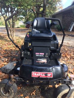 Used craftsman zts 7500 for sale store