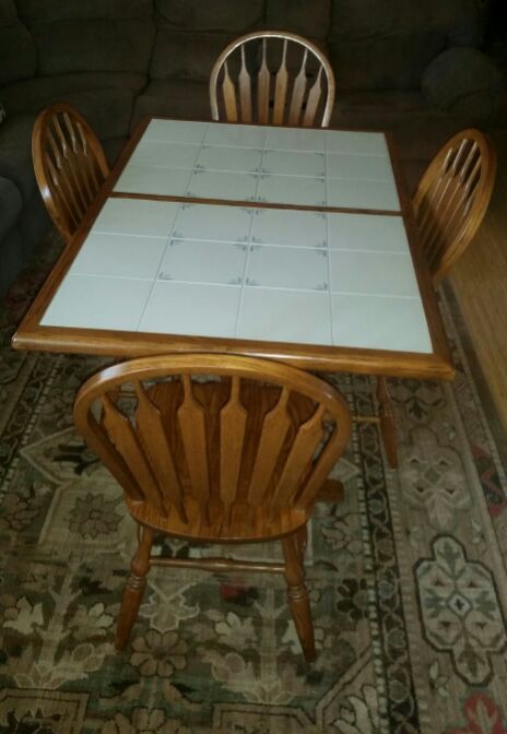 Tile Top Dining Room Table