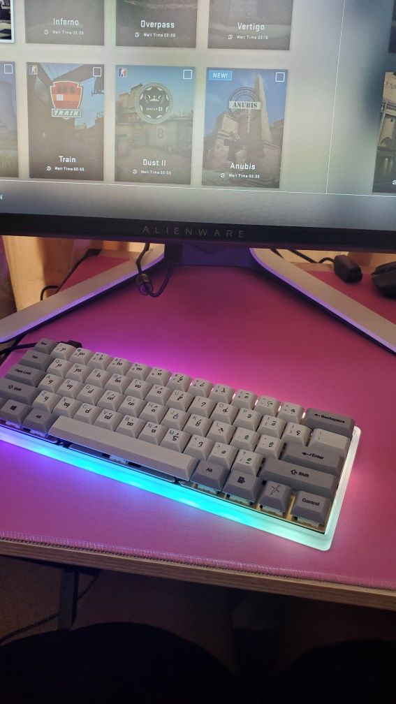 Custom keyboard with lubed cream switches for Sale in Tolleson, AZ ...