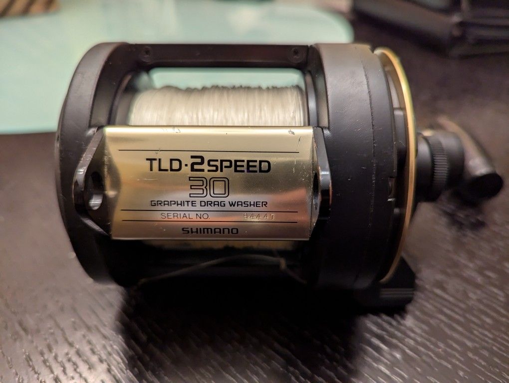 Shimano TLD 30 2-Speed Graphite Trolling Fishing Reel Good Condition for Sale in Irvine, CA ...