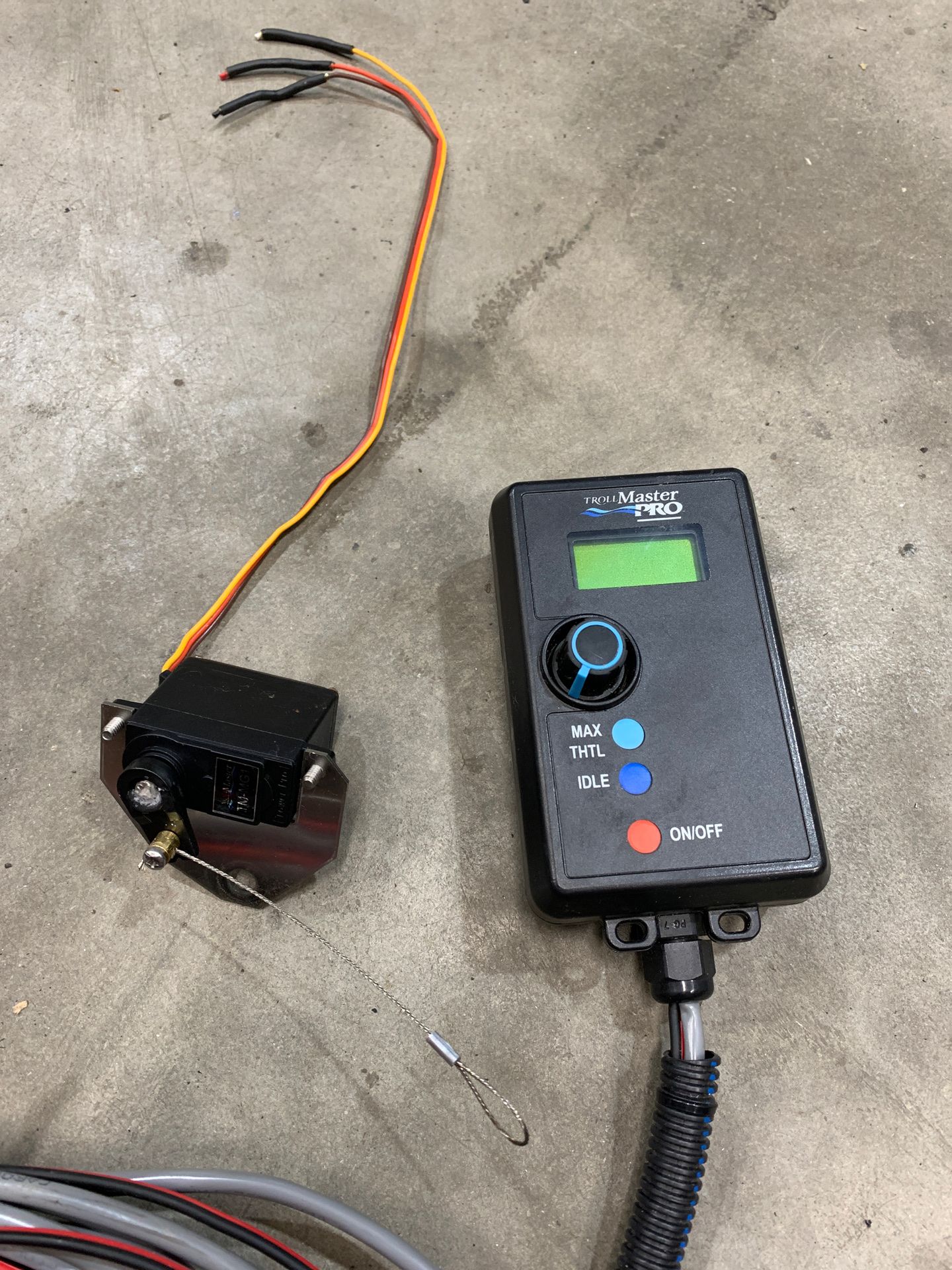 Troll master pro 2 aux boat motor throttle control for Sale in Auburn ...