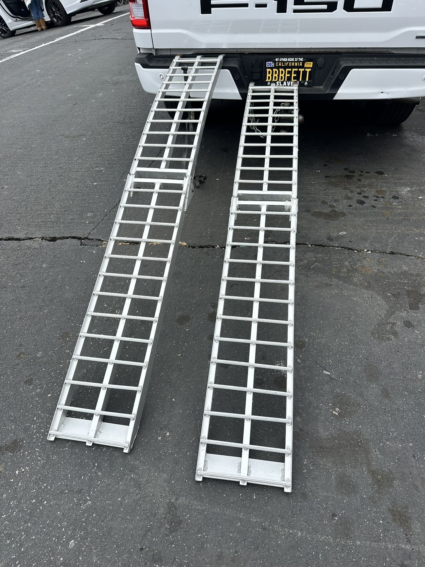 Aluminum Foldable Ramps 84 inches tall by 11 inches wide for Sale in ...