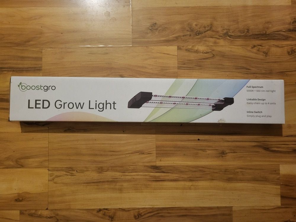 New In Box Black Boostgro 2ft LED Grow Light For Plants! Linkable ...