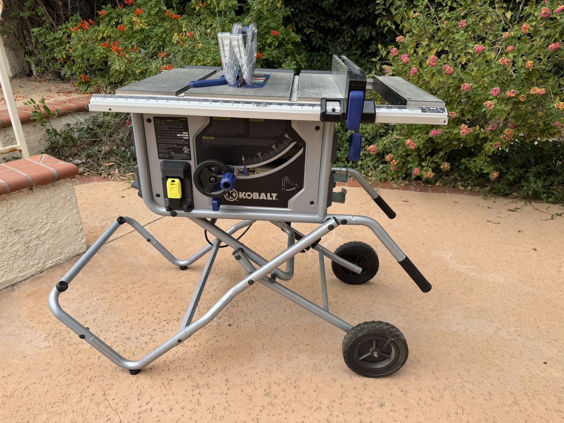 Kobalt 10” Portable Jobsite Table Saw w/ Folding Stand – Excellent ...