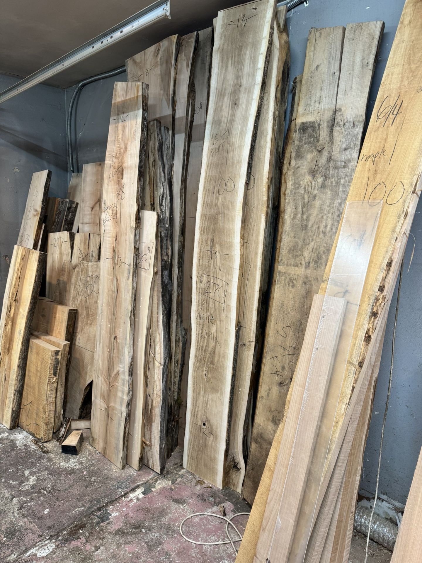 Hardwood Slabs And Lumber. Maple White Oak Alder for Sale in Tacoma, WA ...