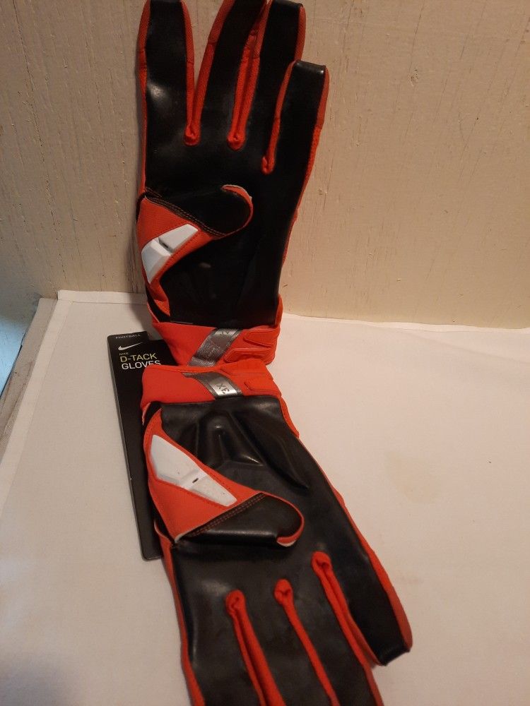 NIKE D-TACK 6.0 DEMOLITION ADULT LINEMAN PADDED FOOTBALL GLOVES for ...