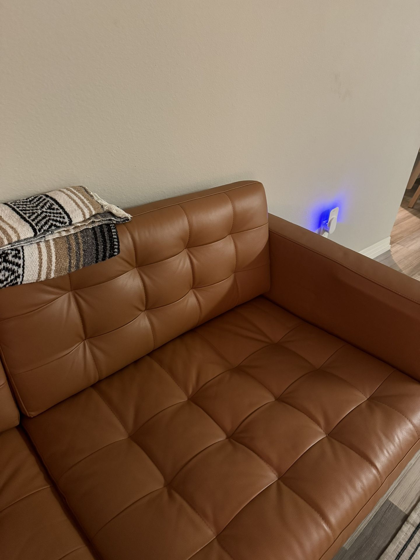 Brown Leather Morabo Couch for Sale in El Cajon, CA - OfferUp